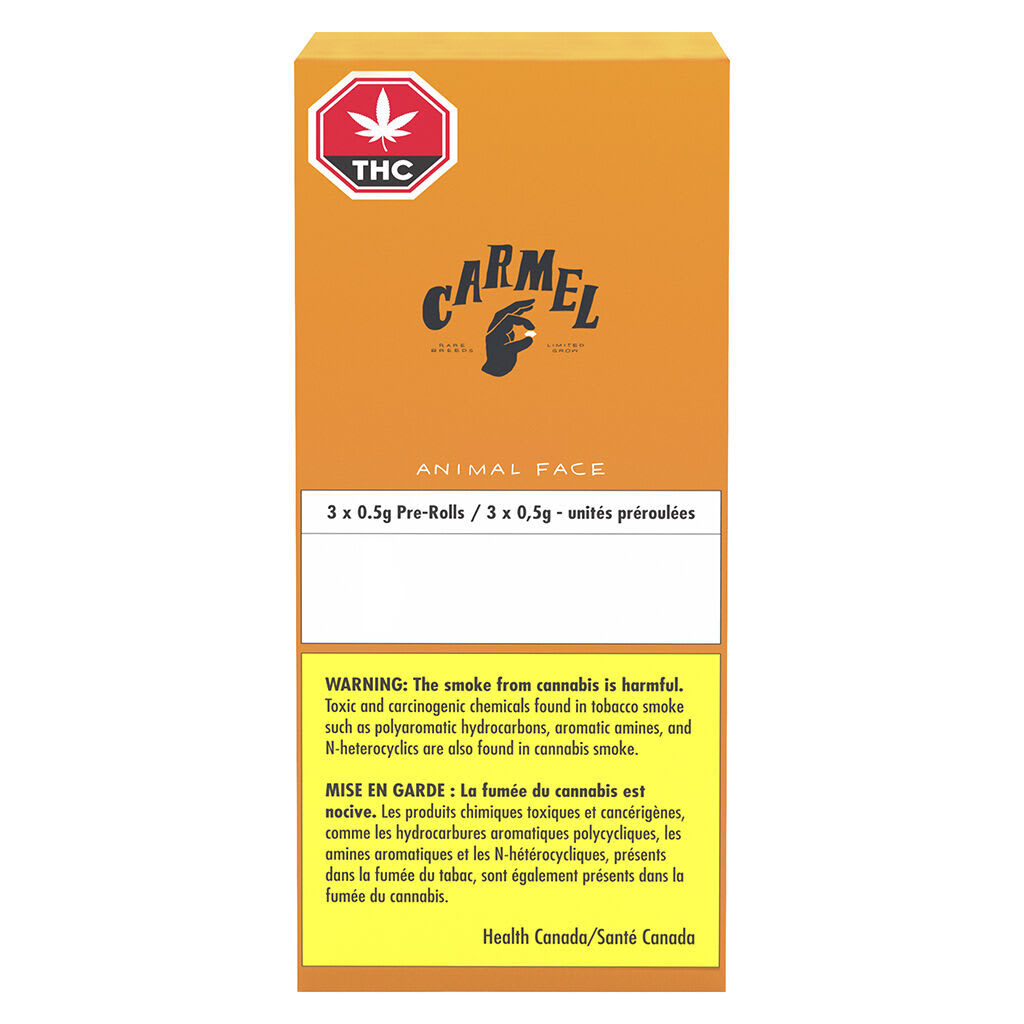 Animal Face Pre-Roll- Carmel Cannabis - Davenportleaf